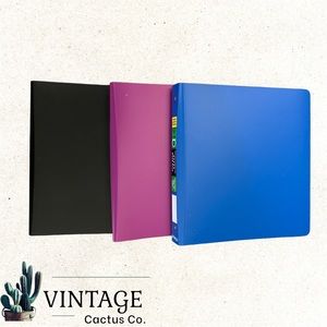 Five Star | Office | New Set Of 3 Five Star 3ring Plastic Binders ...